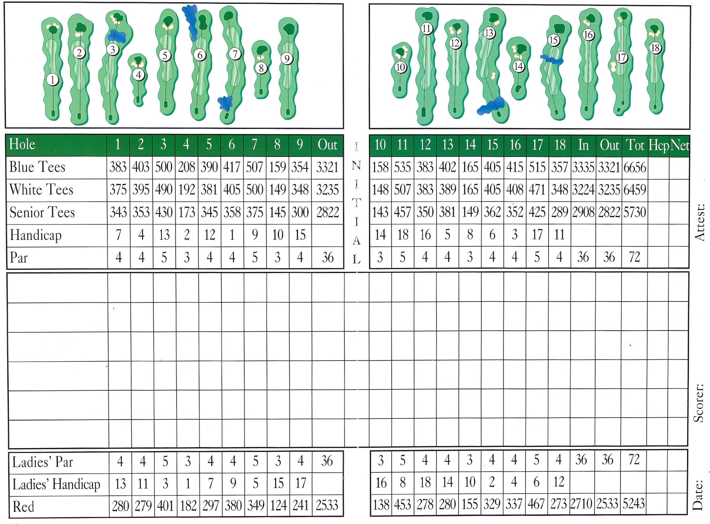 Course Details - Dixie Golf Club